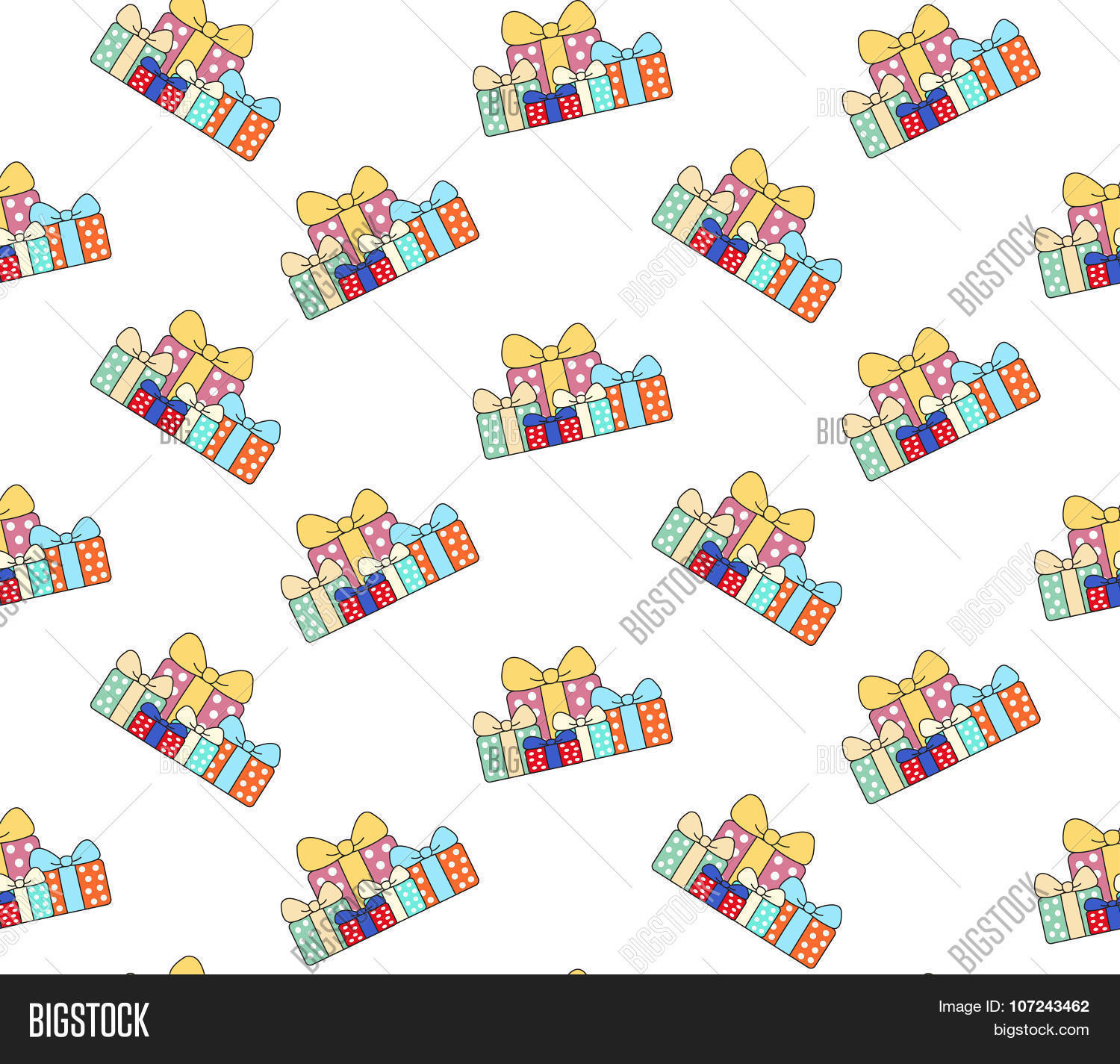 Cartoon Gift Boxes Vector & Photo (Free Trial) | Bigstock