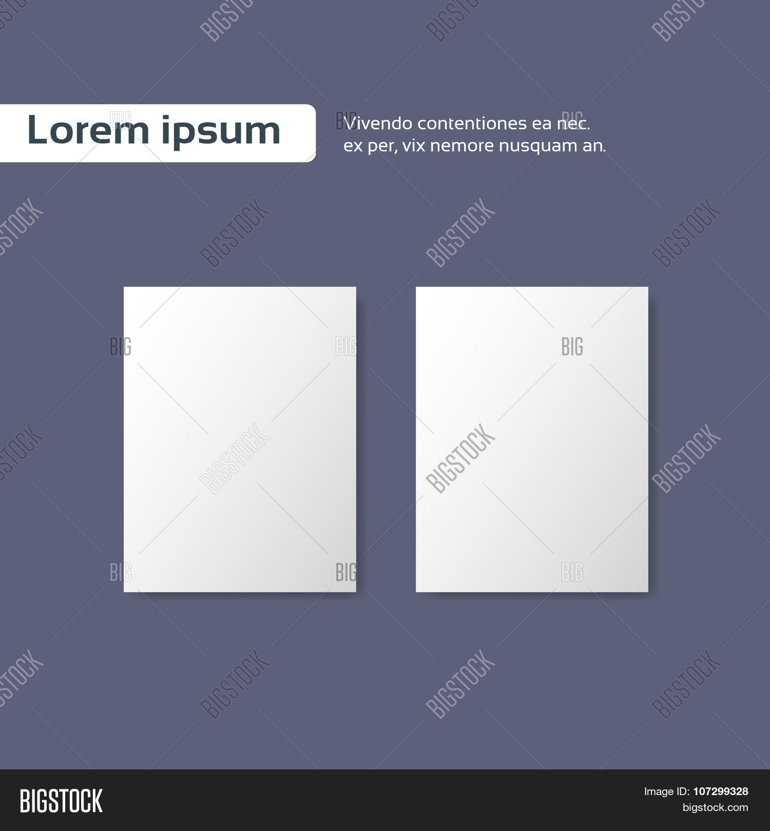 Blank Empty Paper Vector & Photo (Free Trial) | Bigstock