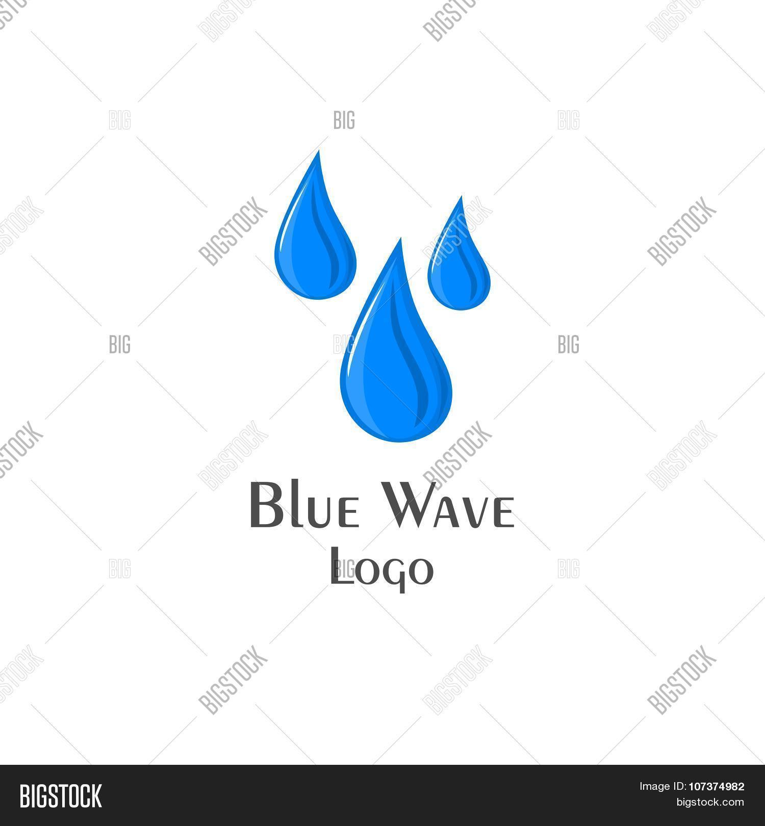 Blue Wave Logo Vector & Photo (Free Trial) | Bigstock