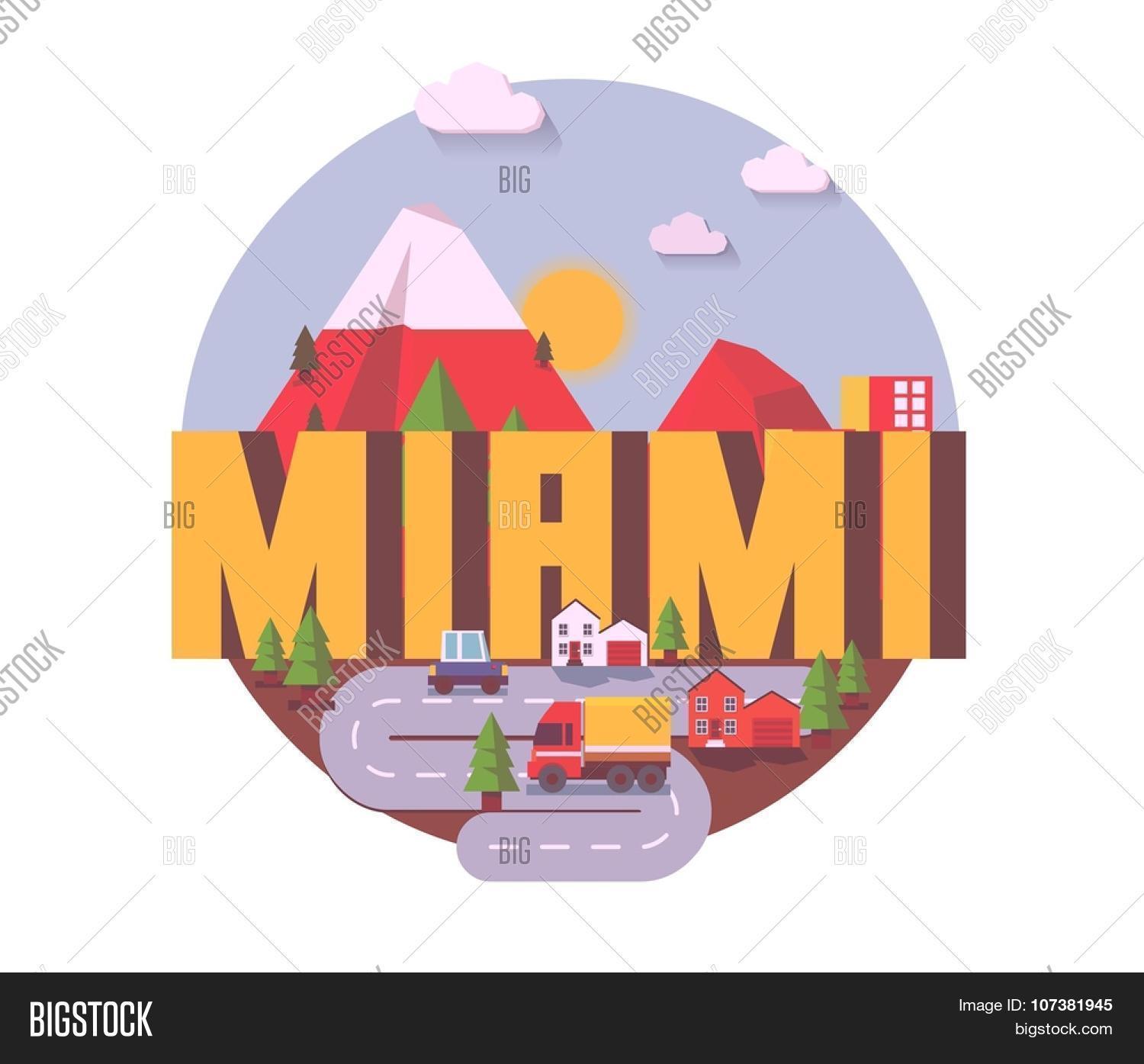 Miami Florida Vector & Photo (Free Trial) | Bigstock