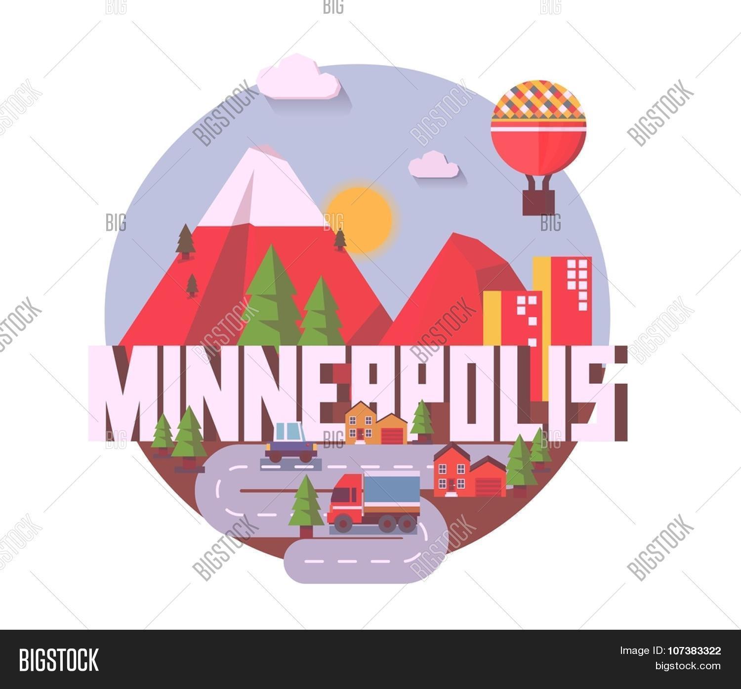 Minneapolis Vector & Photo (Free Trial) | Bigstock