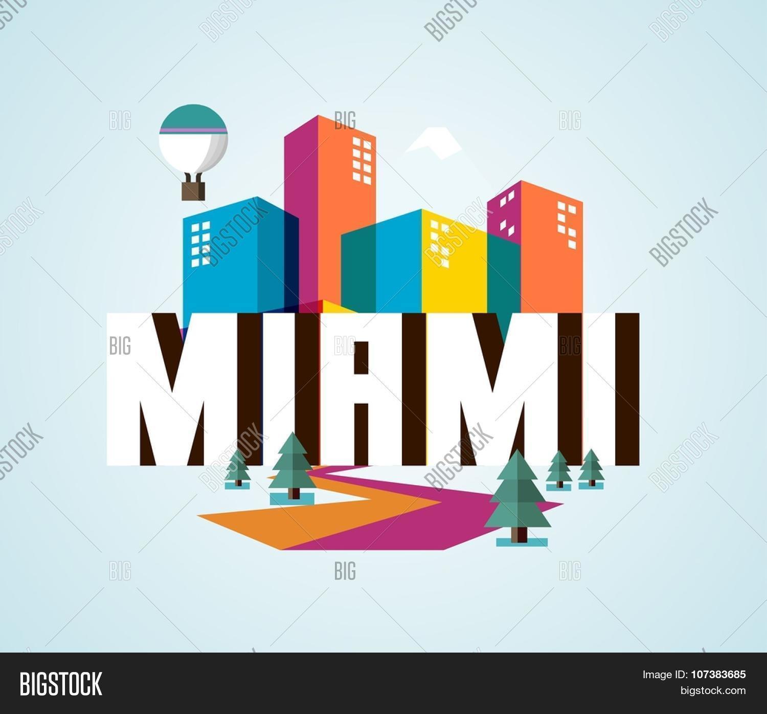 Miami Florida Vector & Photo (Free Trial) | Bigstock