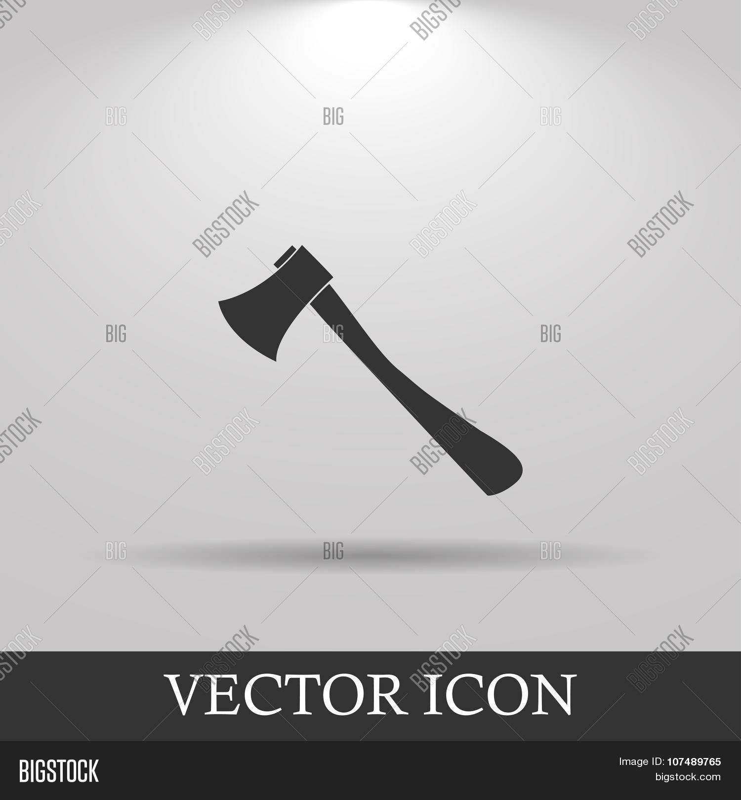 Ax Icon. Axe Symbol Vector & Photo (Free Trial) | Bigstock