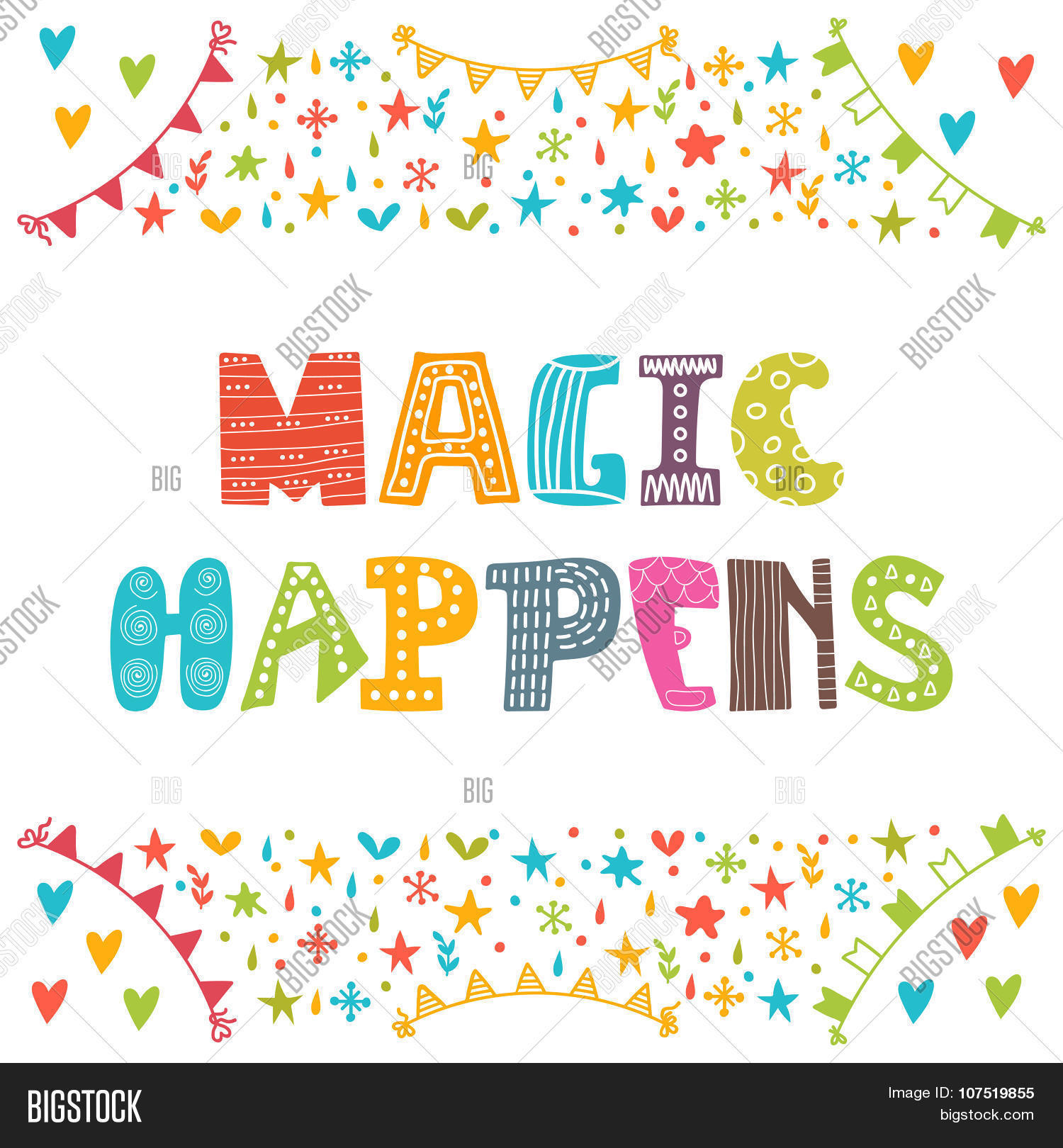 Magic Happens. Vector & Photo (Free Trial) | Bigstock