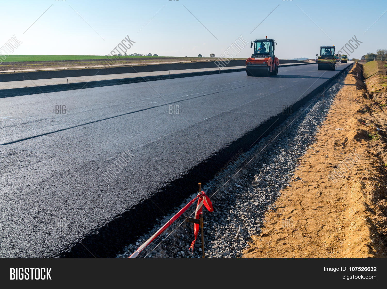 New Road Construction Image & Photo (Free Trial) | Bigstock