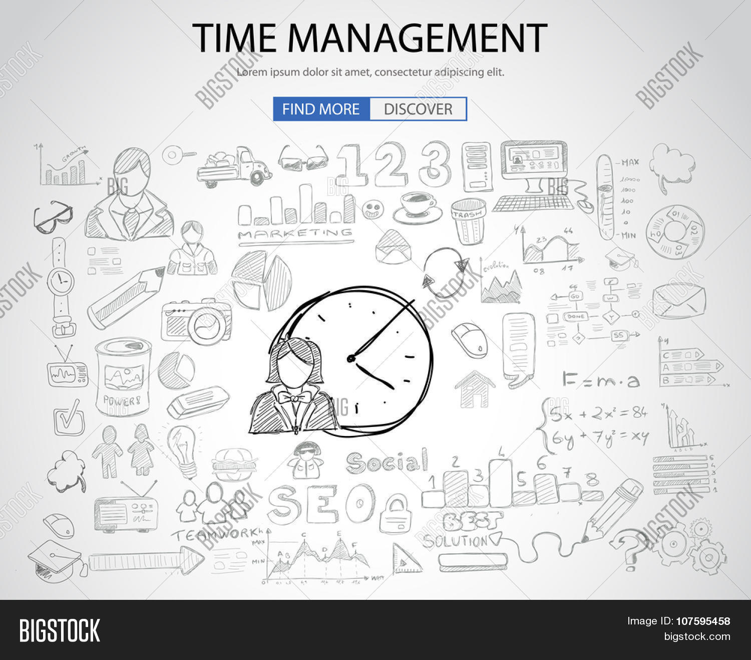 Time Management Vector & Photo (Free Trial) | Bigstock