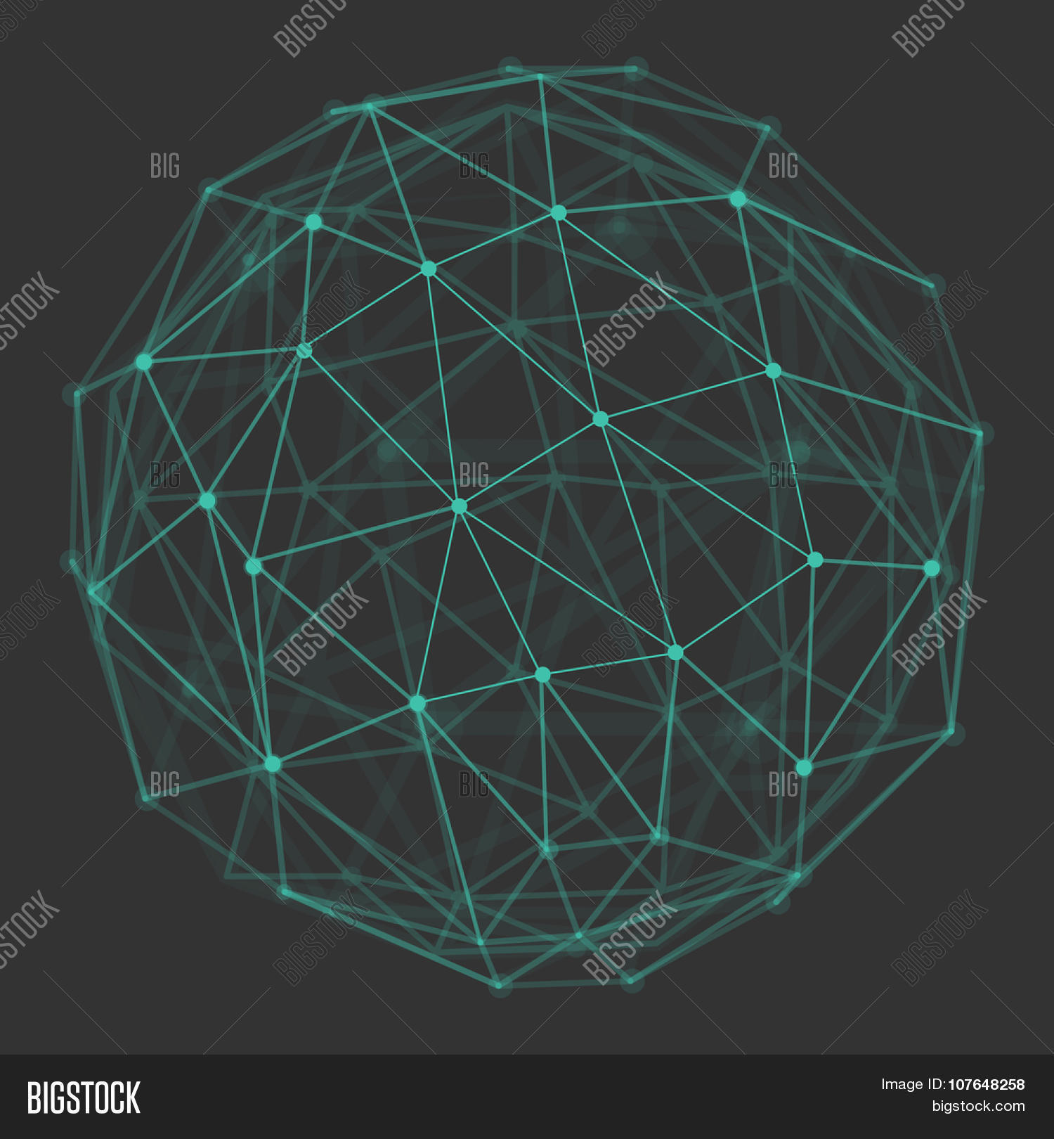 Polygonal 3d Vector Vector & Photo (Free Trial) | Bigstock