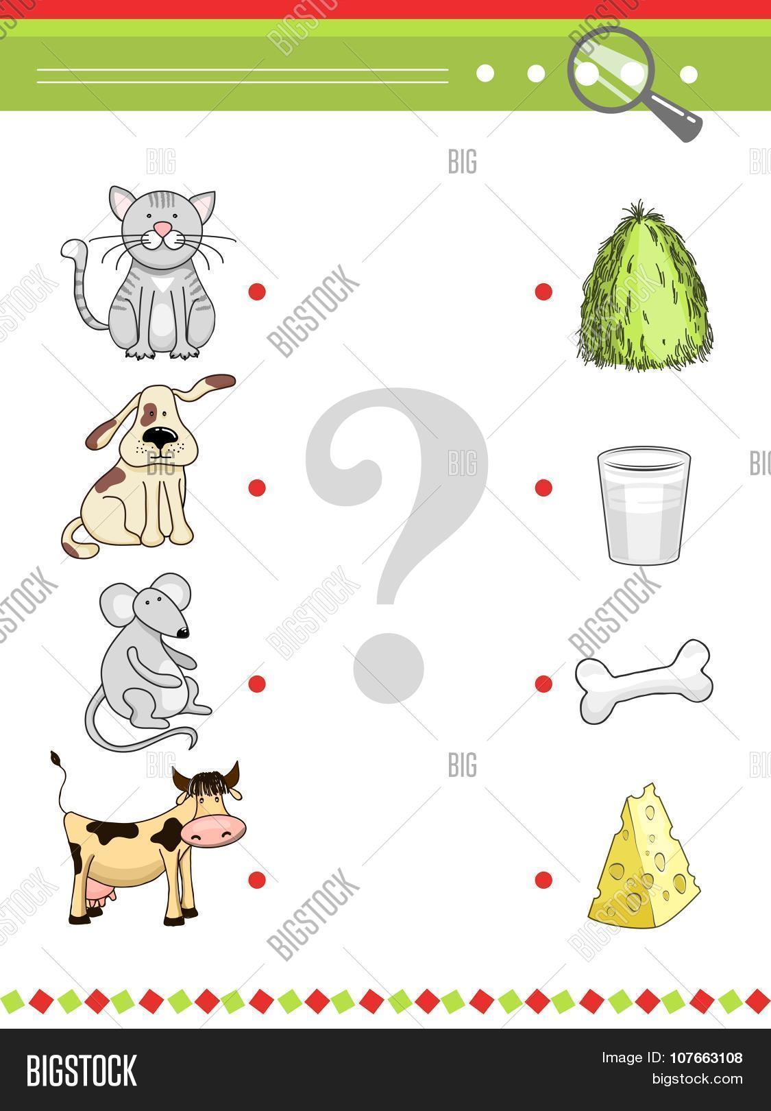 Matching Game Vector & Photo (Free Trial) | Bigstock