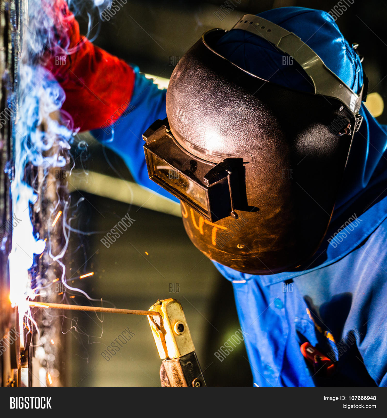 Welder Working Image & Photo (Free Trial) | Bigstock
