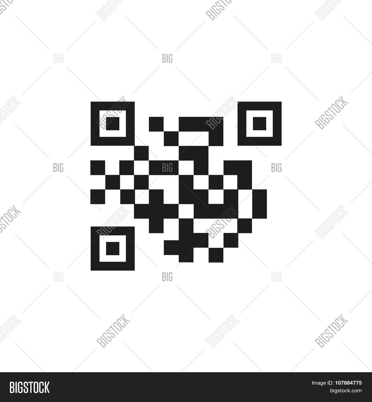 QR Code Icon. Link Vector & Photo (Free Trial) | Bigstock