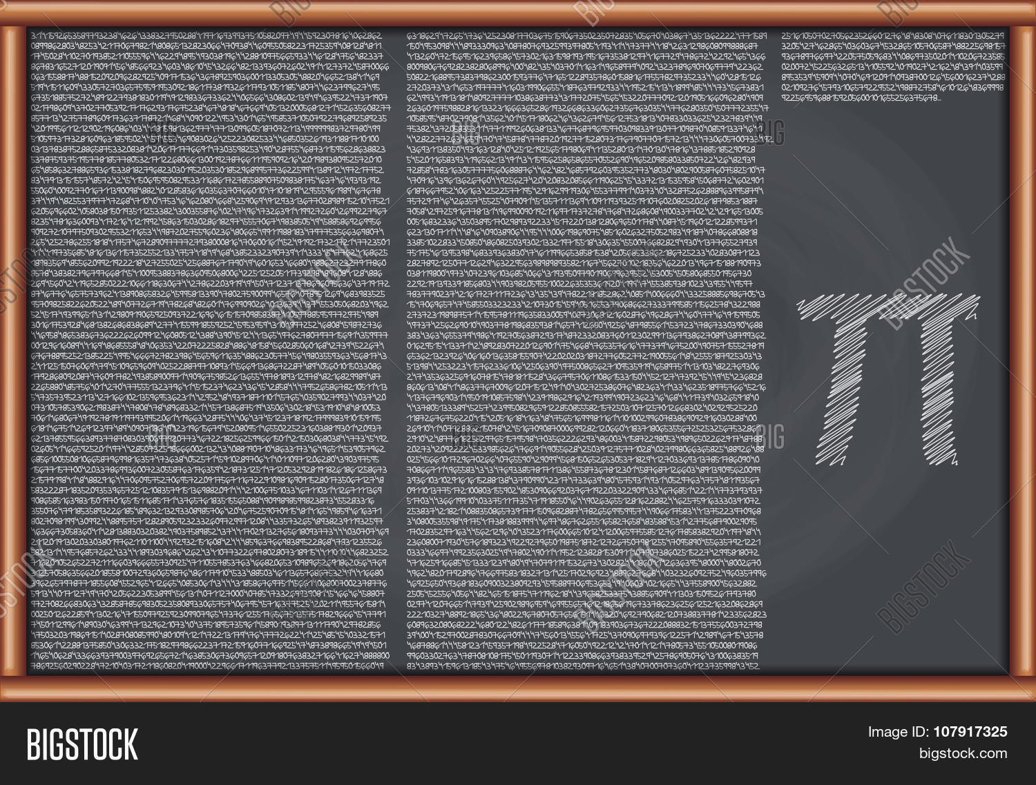 Blackboard Number PI Vector & Photo (Free Trial) | Bigstock