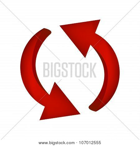 Arrow Symbol, Red Vector & Photo (Free Trial) | Bigstock
