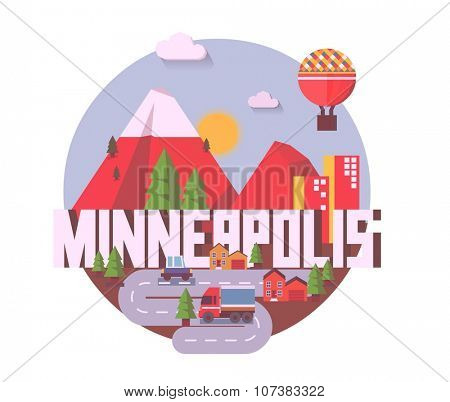 Minneapolis Vector & Photo (Free Trial) | Bigstock