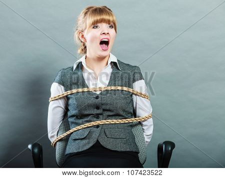 Afraid Kidnapped Woman Image & Photo (Free Trial) | Bigstock
