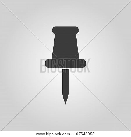 Push Pin Icon. Memo Vector & Photo (Free Trial) | Bigstock
