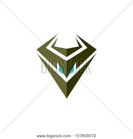 Evil Robot Head Vector & Photo (Free Trial) | Bigstock