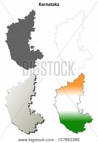 Karnataka Blank Vector & Photo (Free Trial) | Bigstock