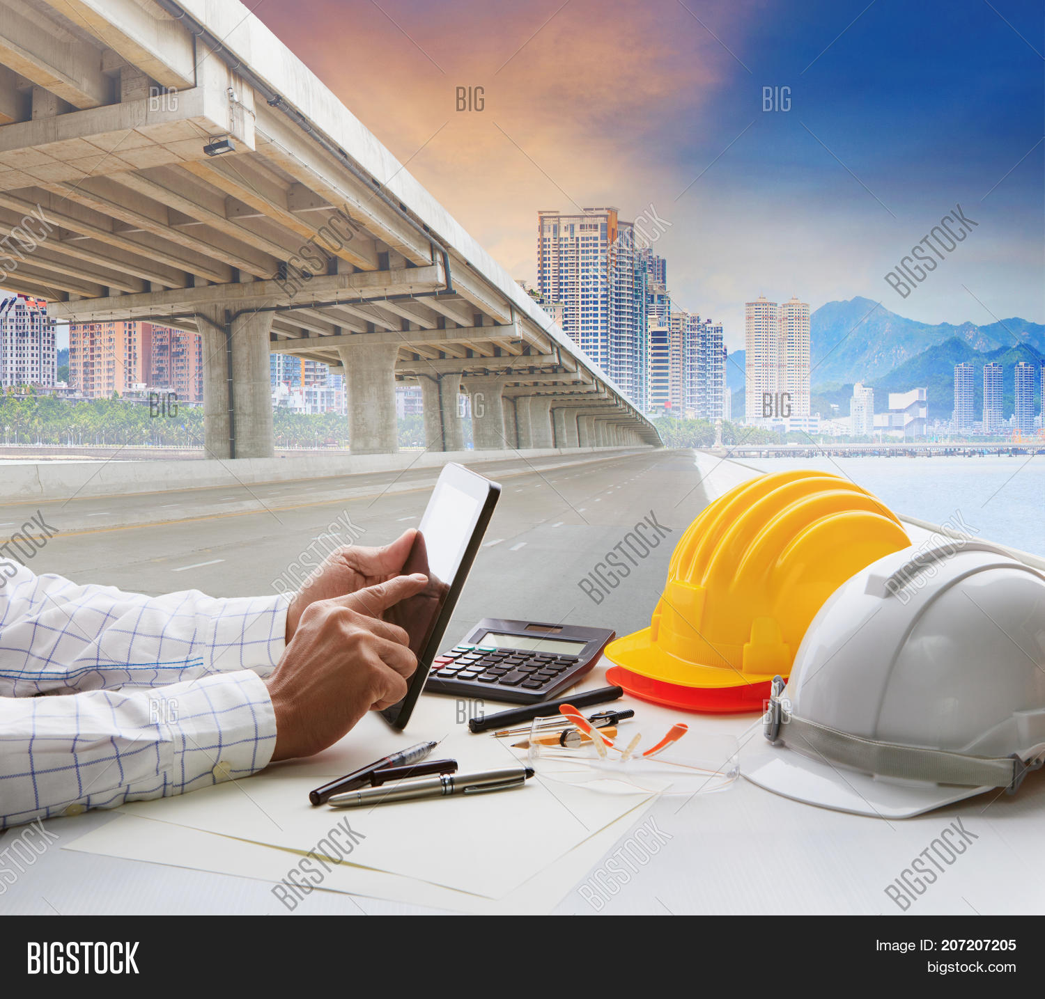 Civil Engineer Working Image & Photo (Free Trial) | Bigstock