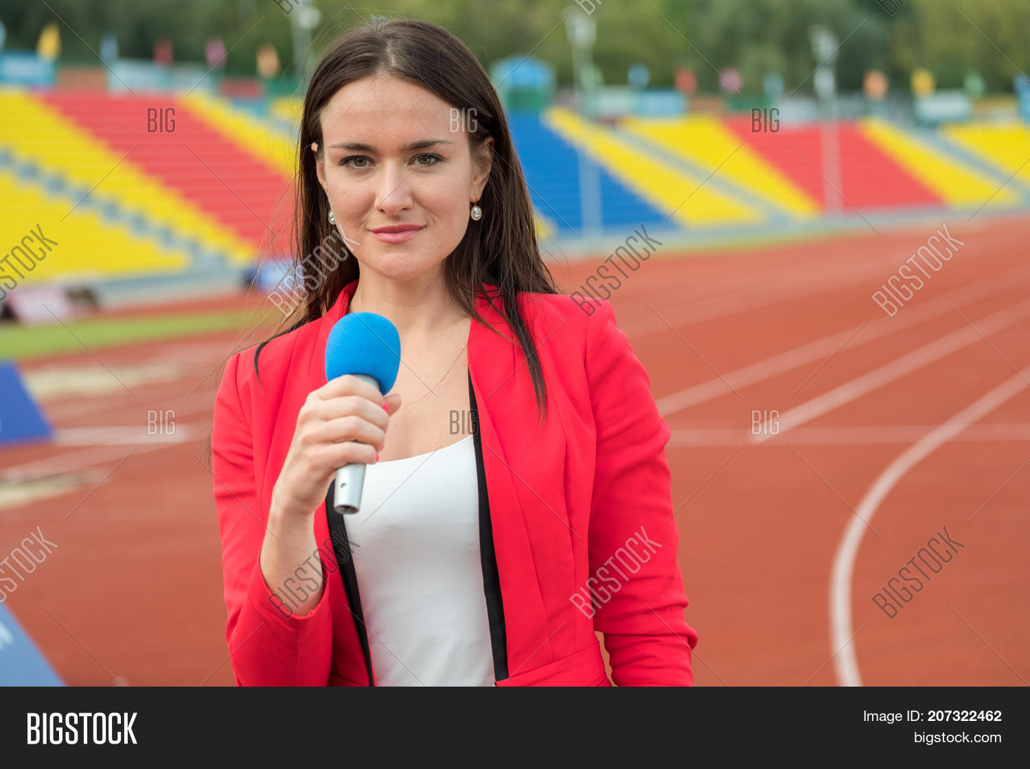 Young Girl TV Reporter Image & Photo (Free Trial) | Bigstock