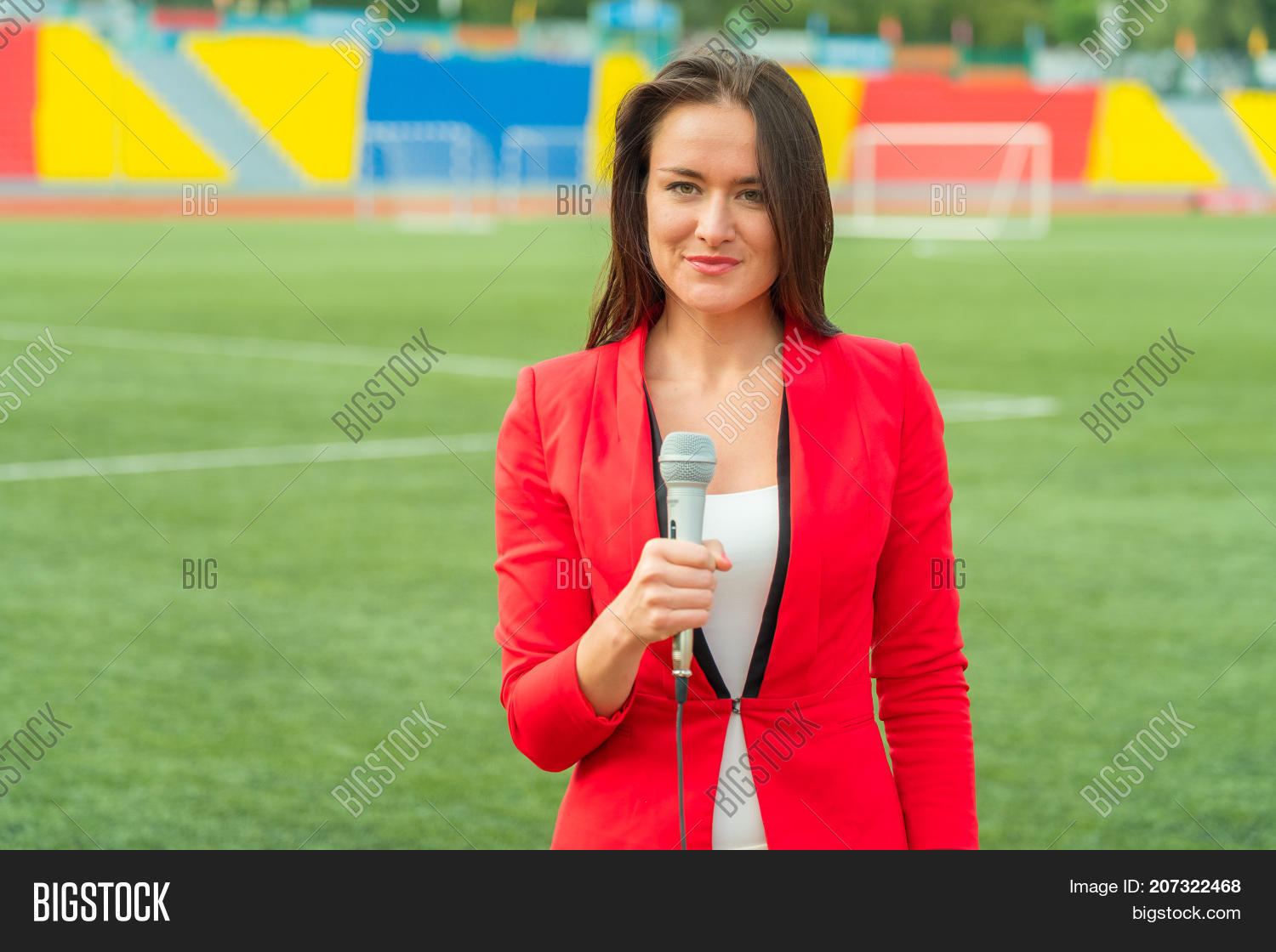 Young Girl TV Reporter Image & Photo (Free Trial) | Bigstock