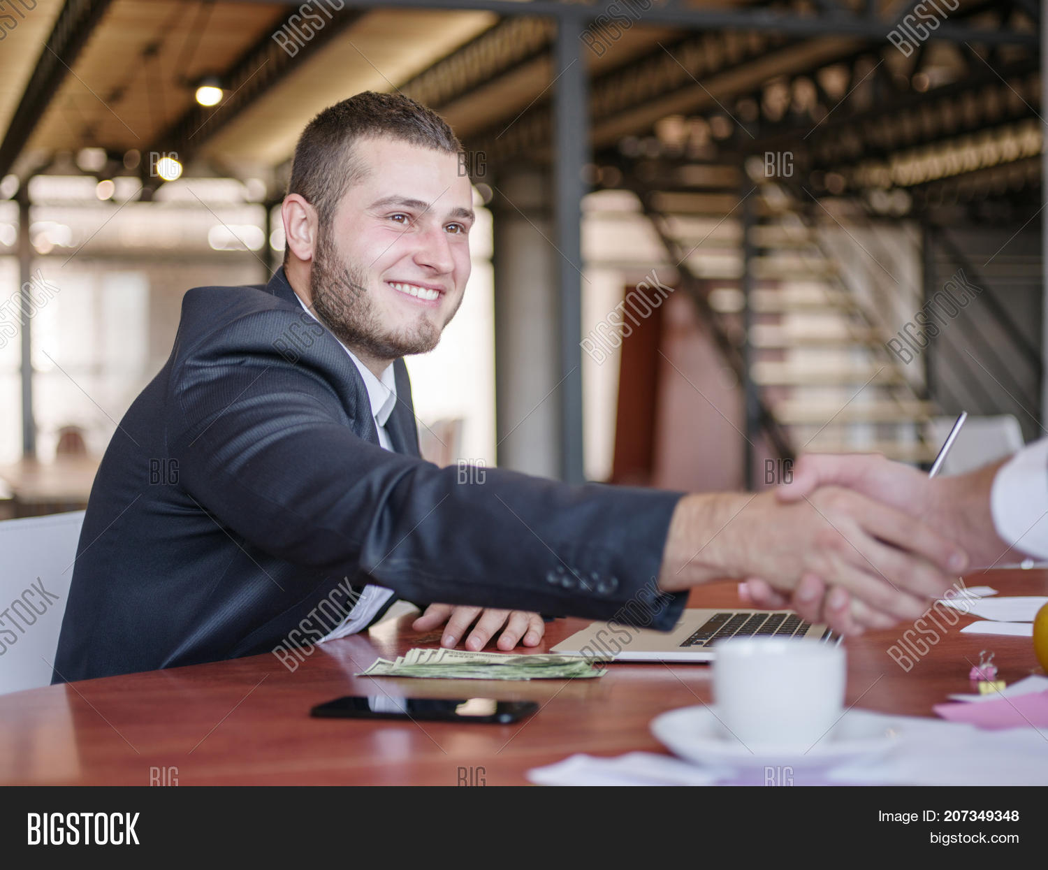 Young Boss Shaking Image & Photo (Free Trial) | Bigstock