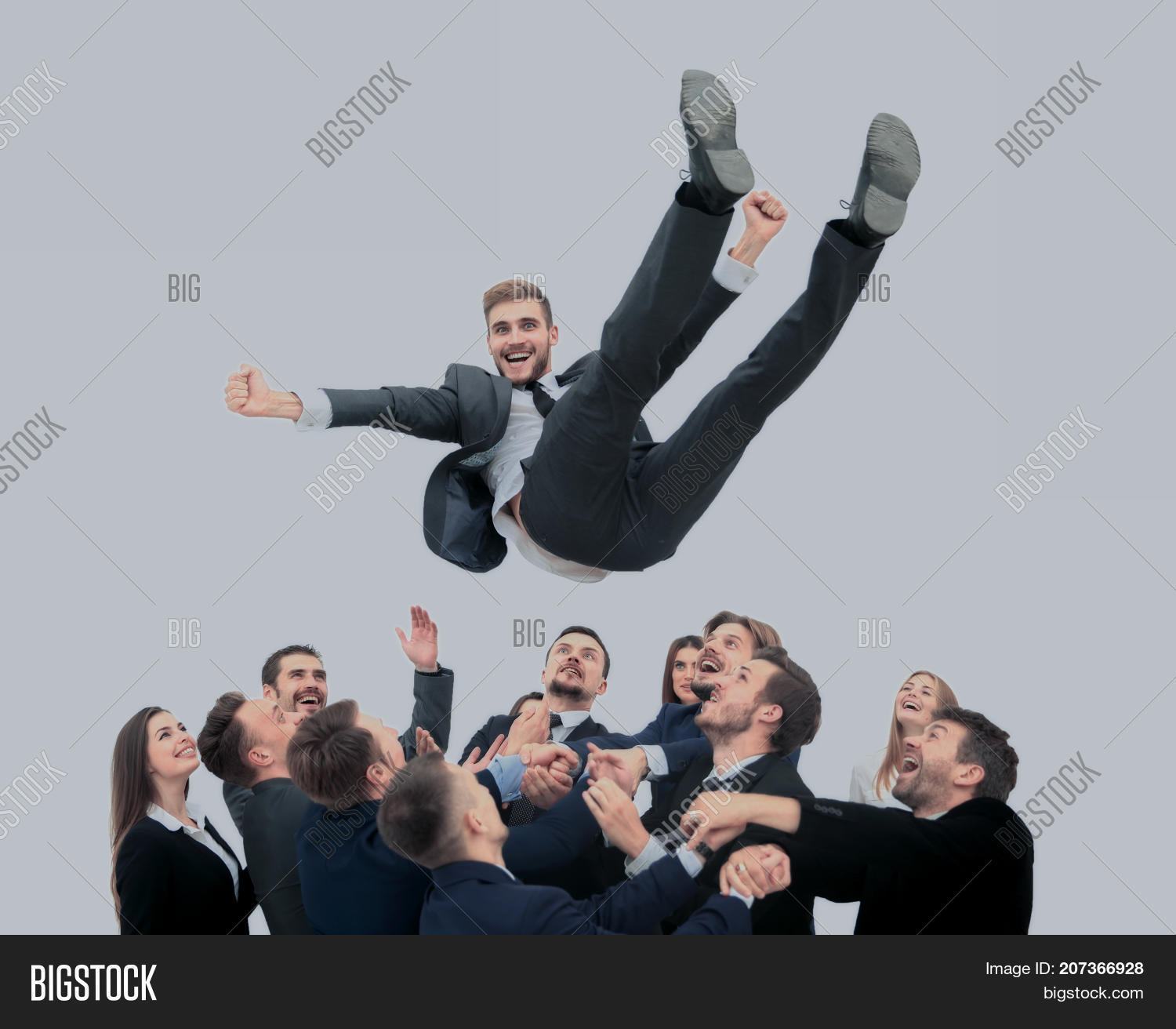 Business Team Throwing Image & Photo (Free Trial) | Bigstock