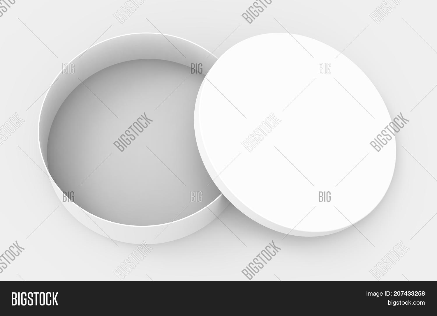 Single Blank Round Box Image & Photo (Free Trial) | Bigstock