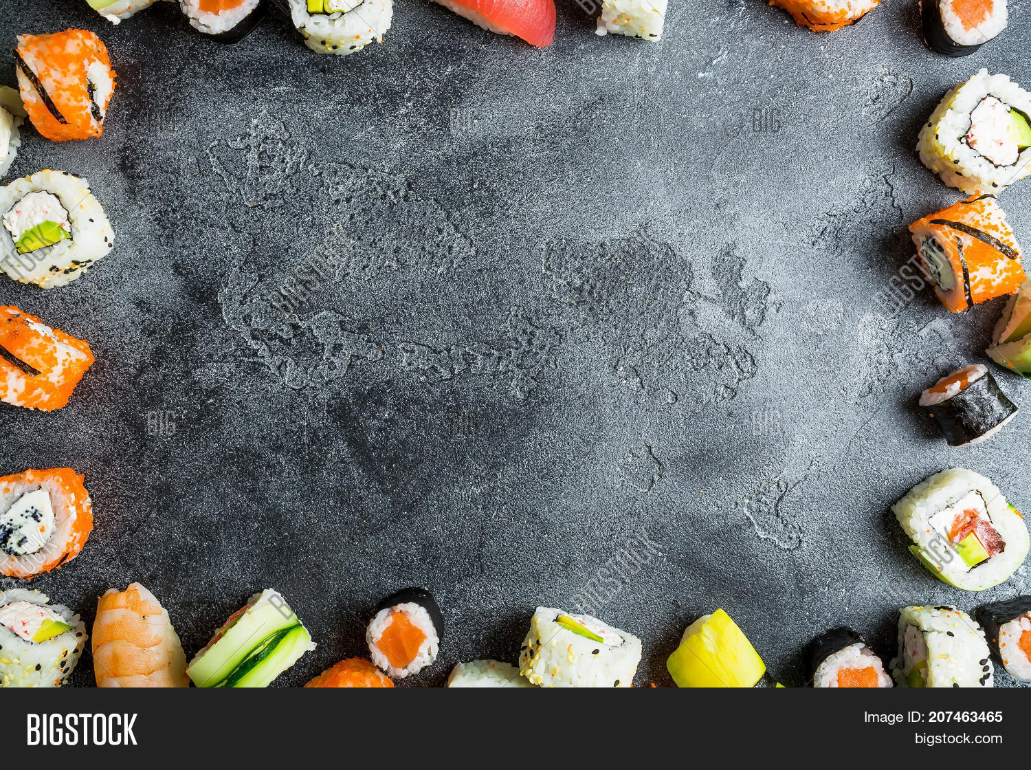 Food Frame Set Image & Photo (Free Trial) | Bigstock