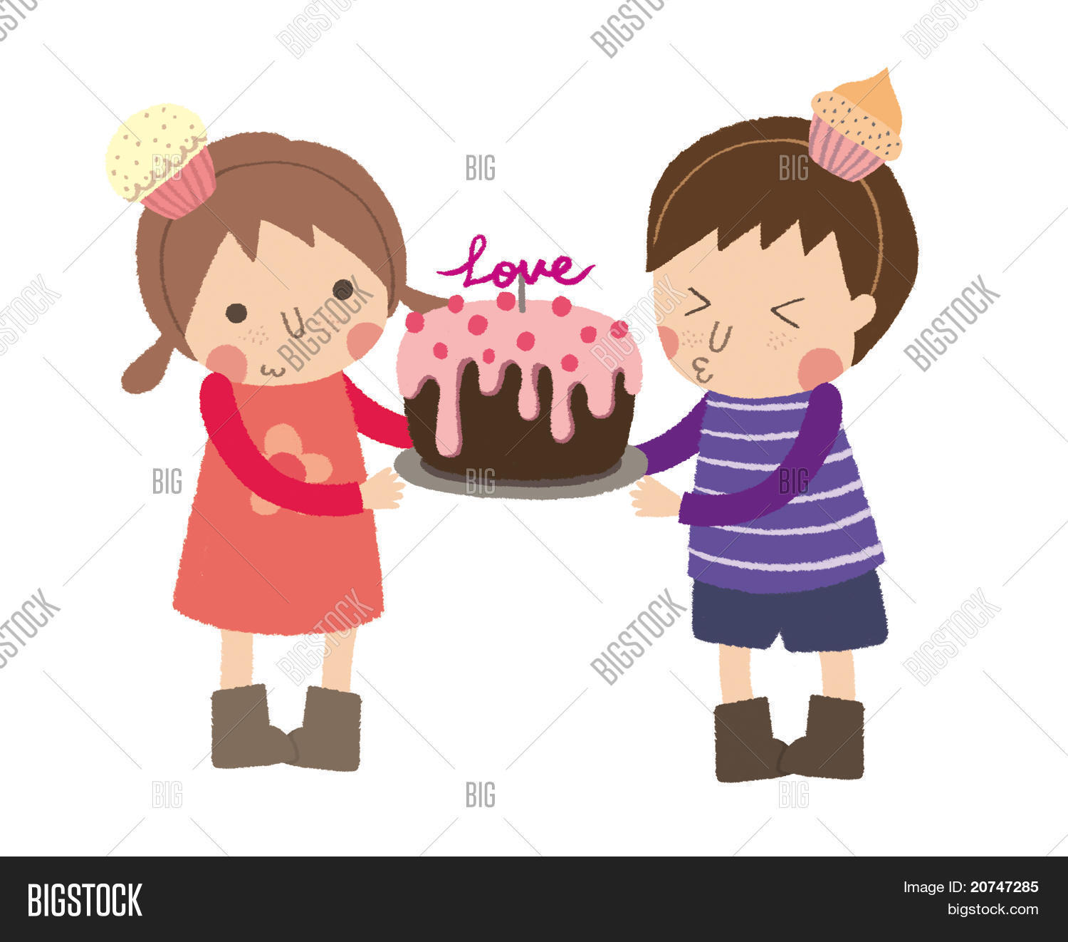 Little Girl Give Image & Photo (Free Trial) | Bigstock