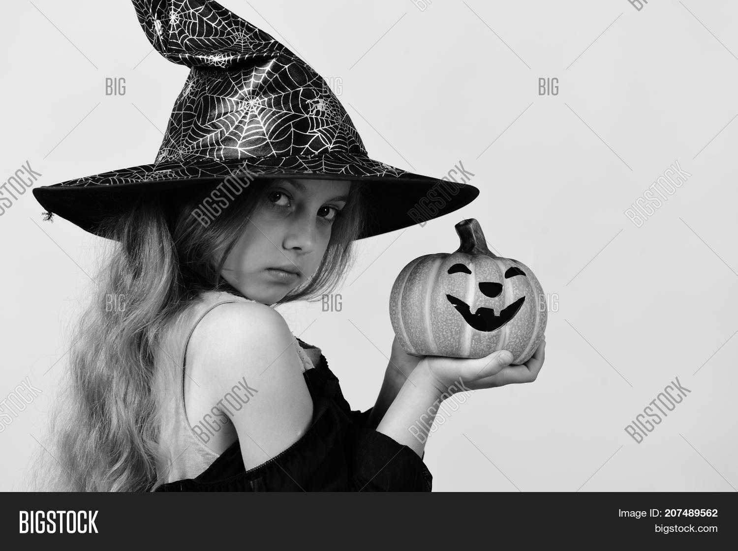 Child Witch Costume Image & Photo (Free Trial) | Bigstock