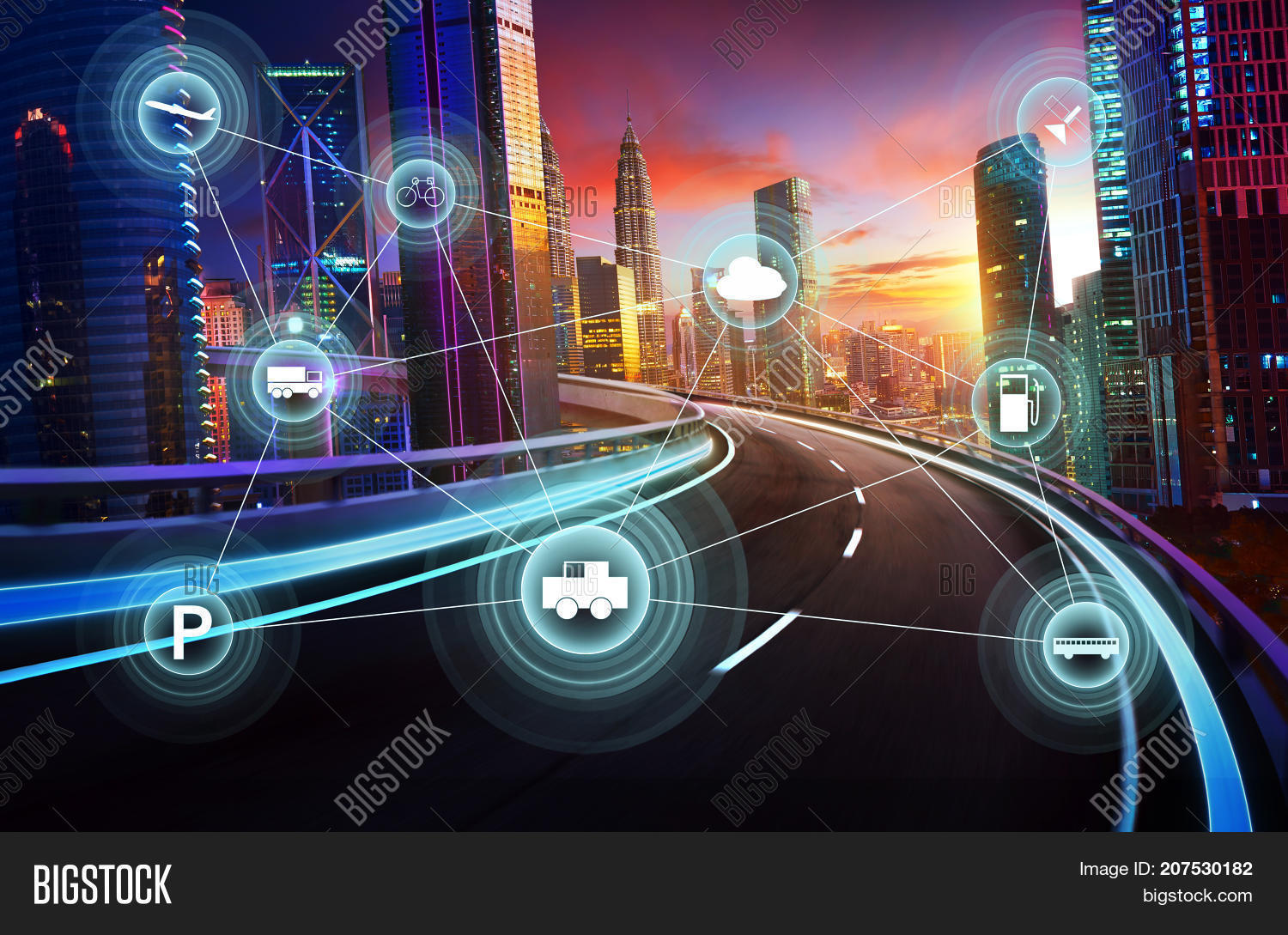 Morden City Smart Image & Photo (Free Trial) | Bigstock