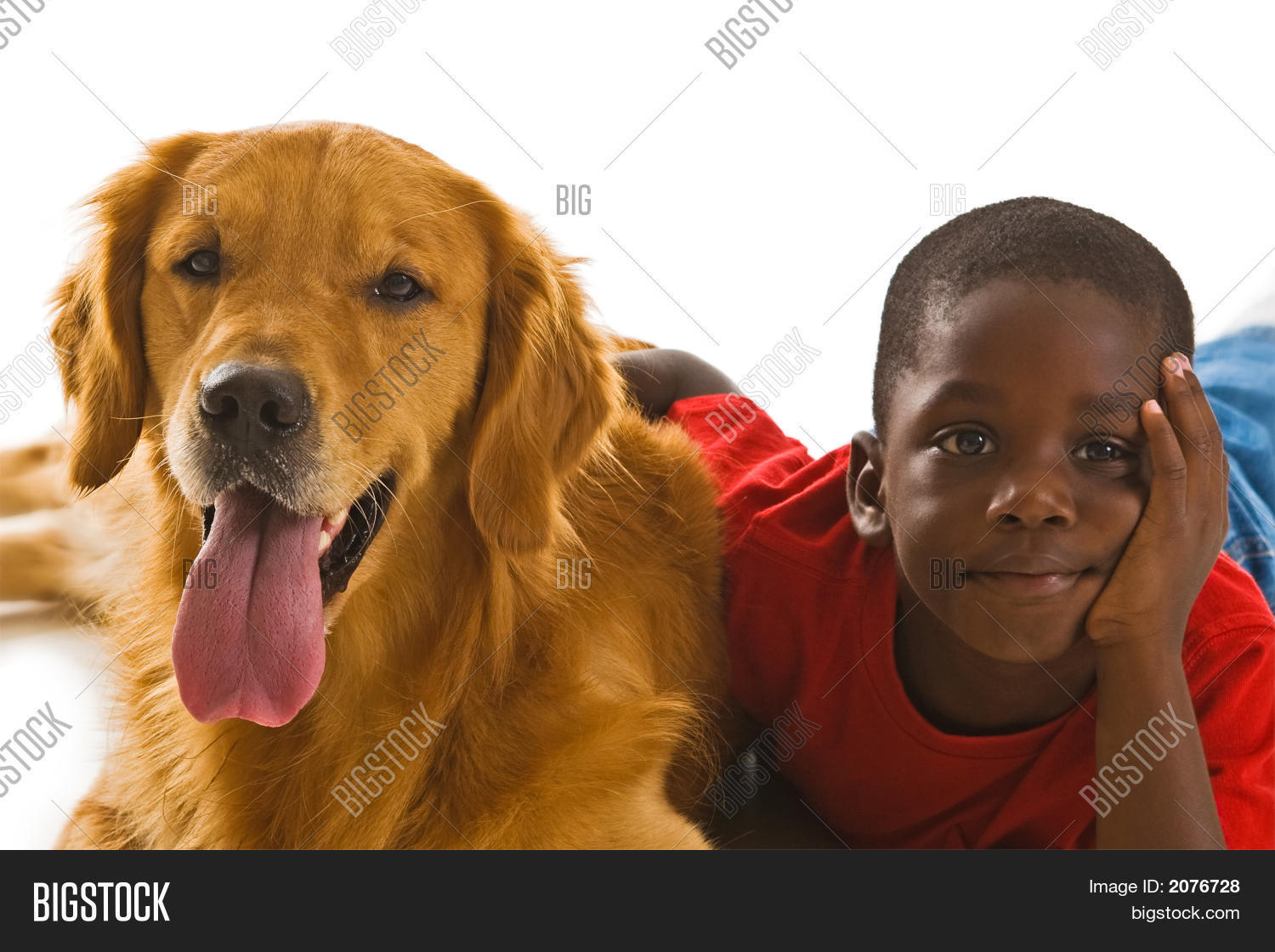Boy His Dog Image & Photo (Free Trial) | Bigstock