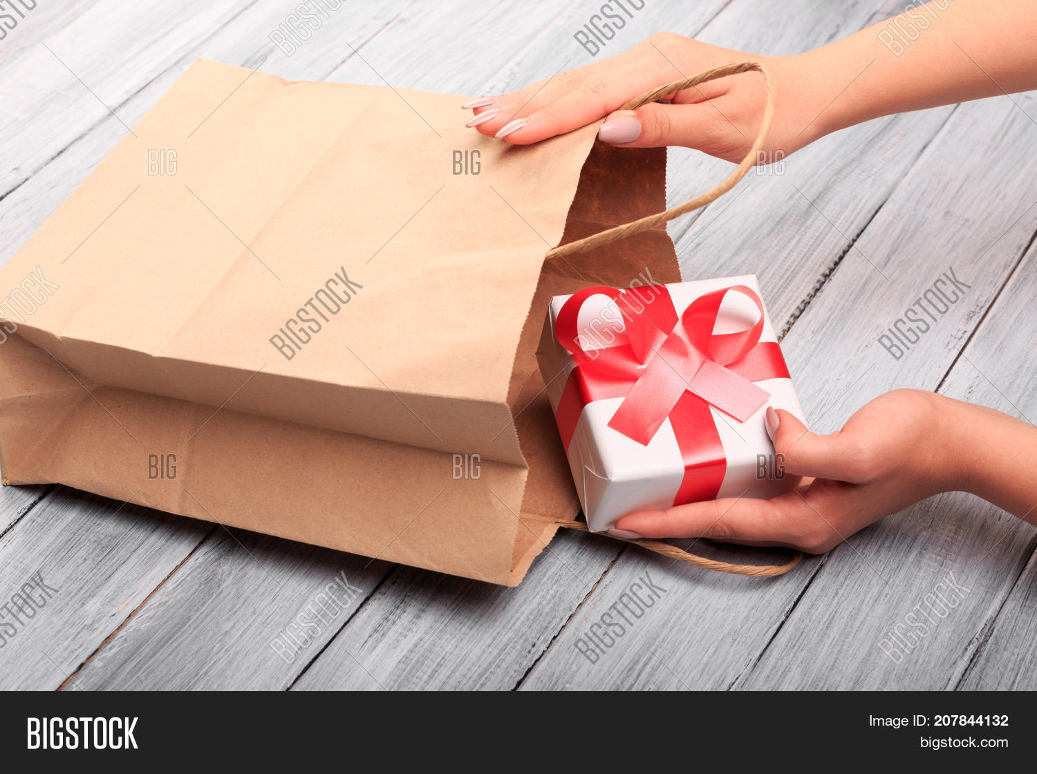 Gift Box Human Hands. Image & Photo (Free Trial) | Bigstock