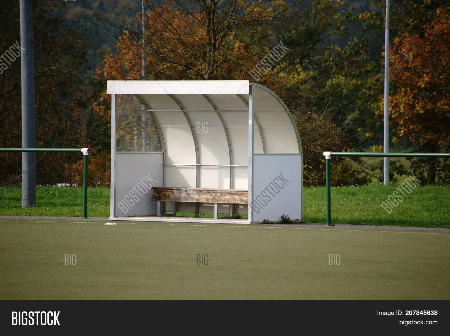 Coach Bench Stands On Image & Photo (Free Trial) | Bigstock