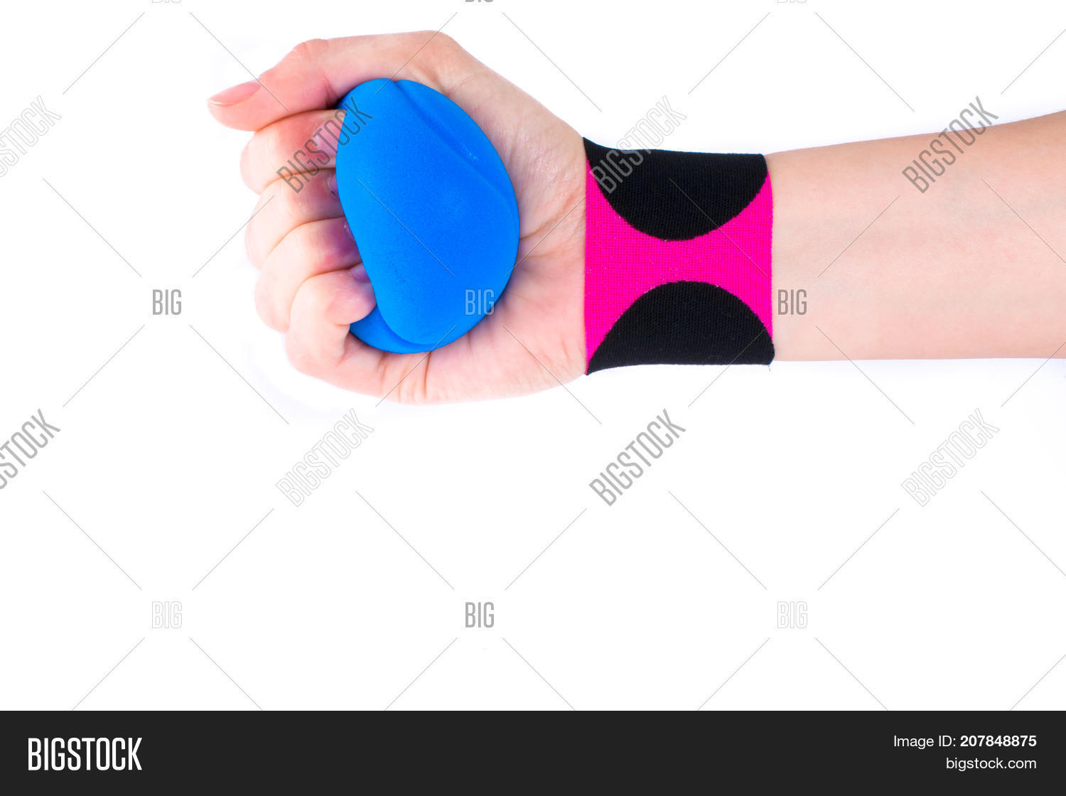Hand Kinesiology Tape Image & Photo (Free Trial) | Bigstock