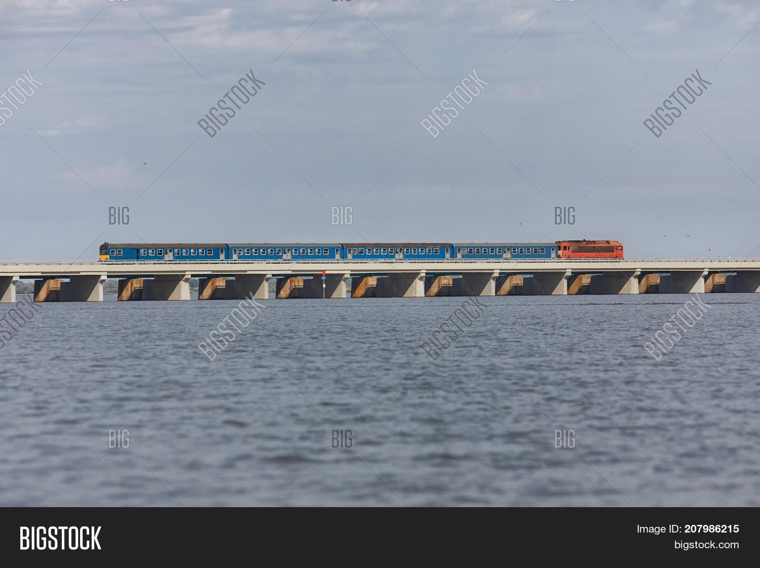 Train Crossing Bridge Image & Photo (Free Trial) | Bigstock