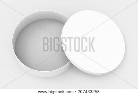 Single Blank Round Box Image & Photo (Free Trial) | Bigstock