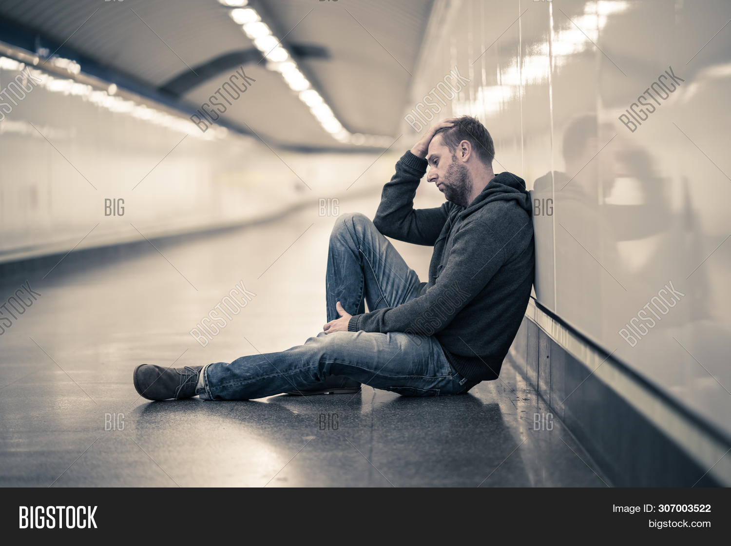 Sad Young Man Crying Image & Photo (Free Trial) | Bigstock