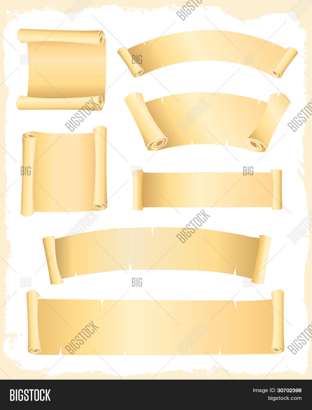 Parchment Scroll Vector & Photo (Free Trial) | Bigstock