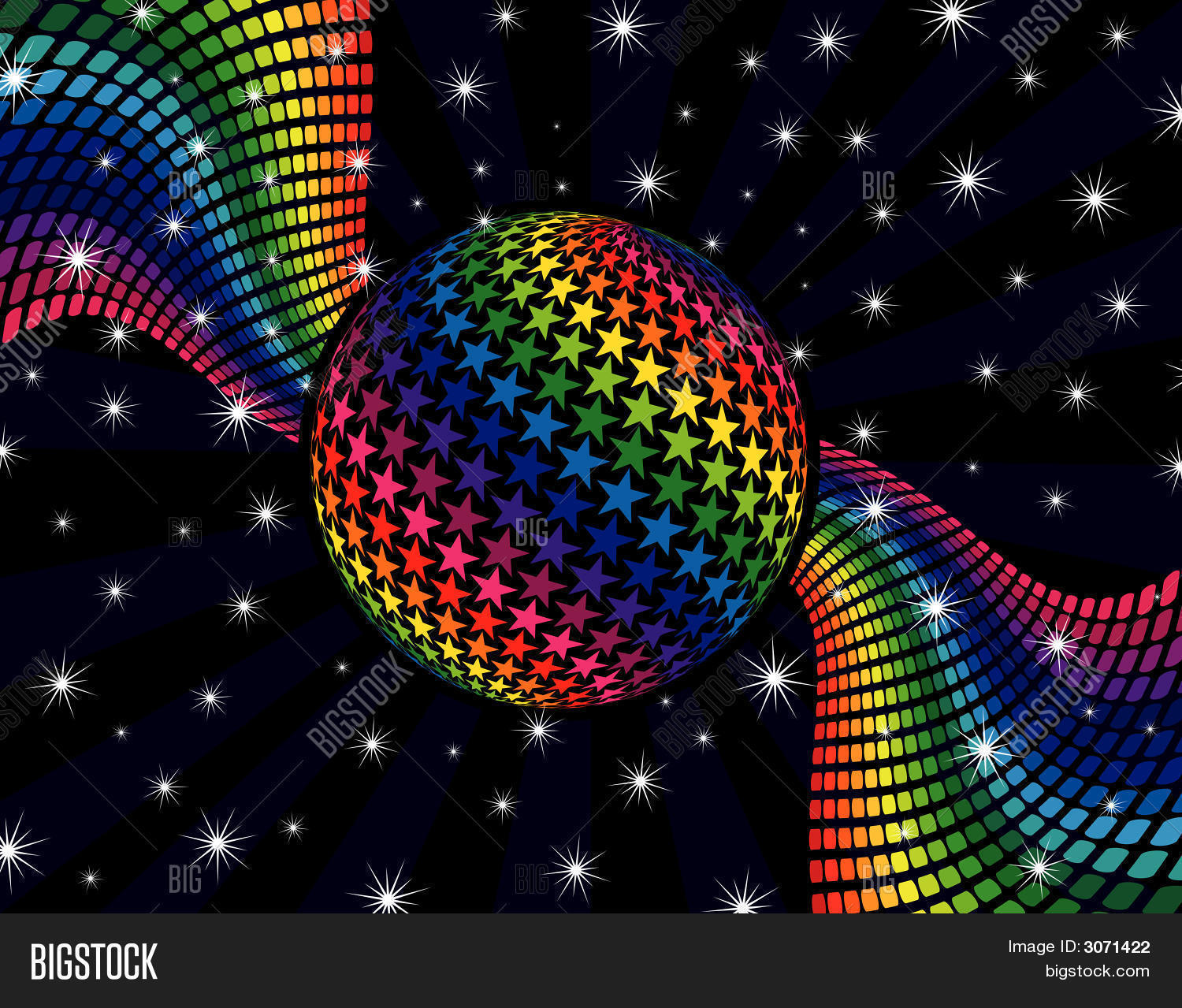 Rainbow Disco Vector & Photo (Free Trial) | Bigstock