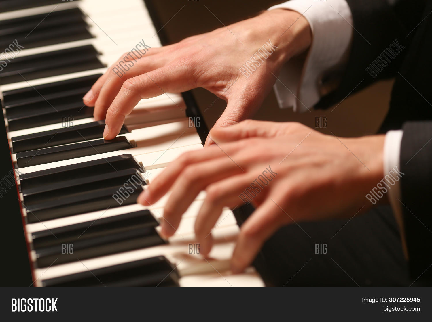 Hands On Piano. Image & Photo (Free Trial) | Bigstock