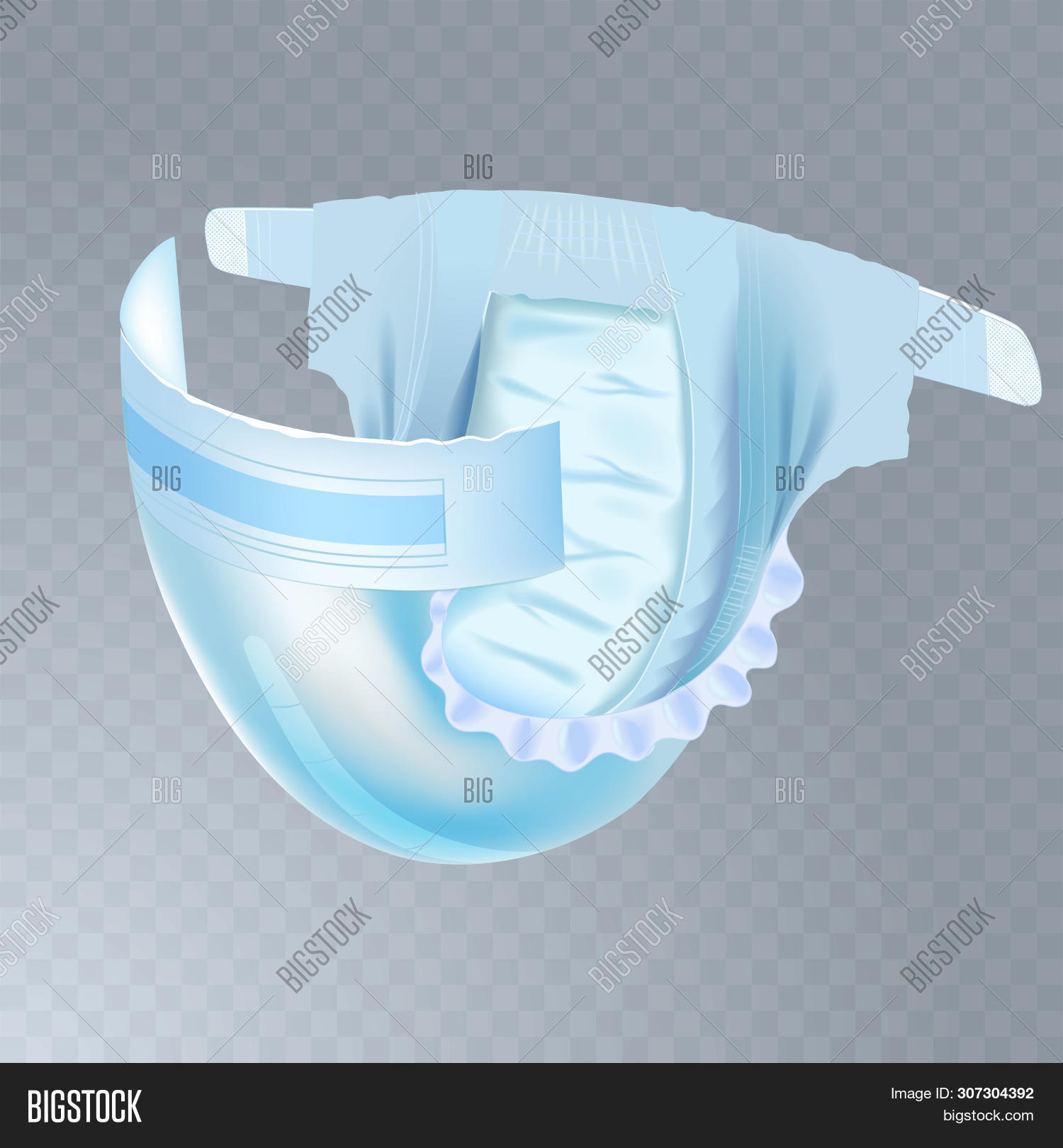 Baby Diaper Isolated Image & Photo (Free Trial) | Bigstock