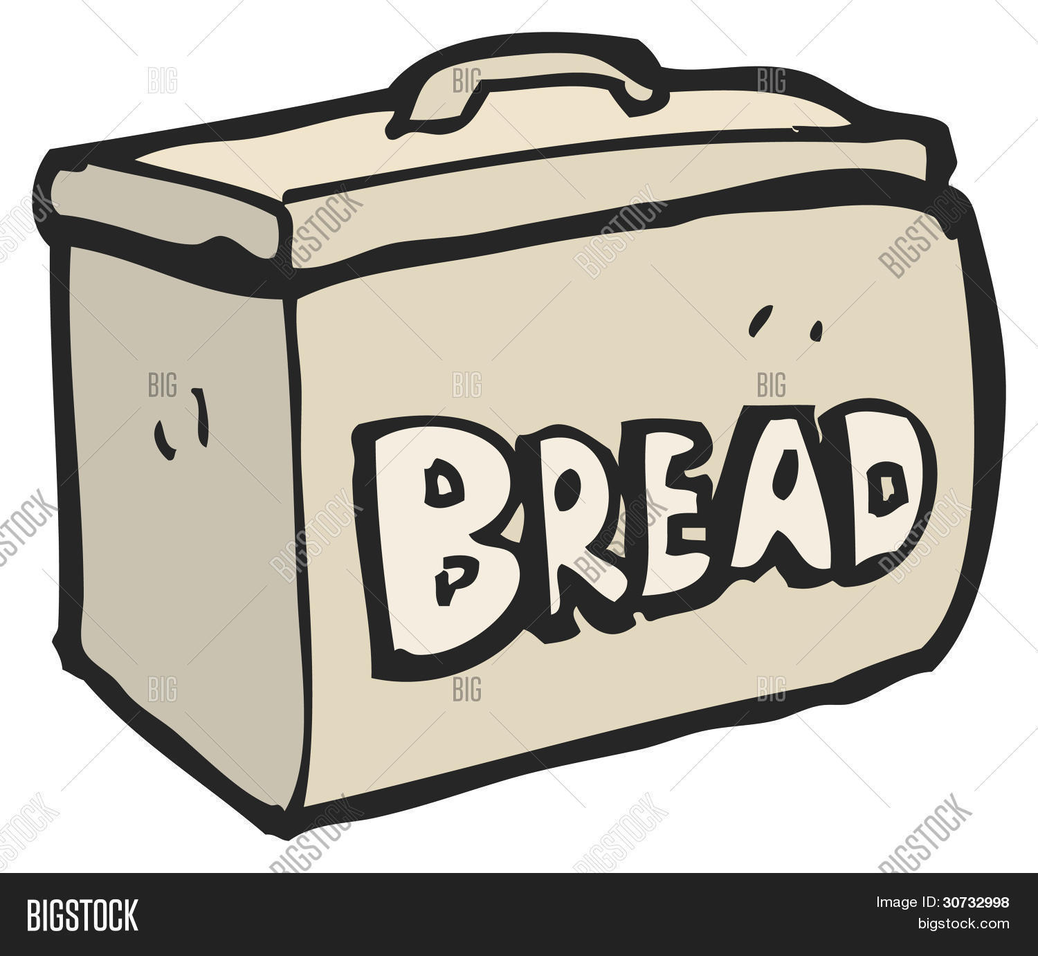 Cartoon Bread Bin Image & Photo (Free Trial) | Bigstock