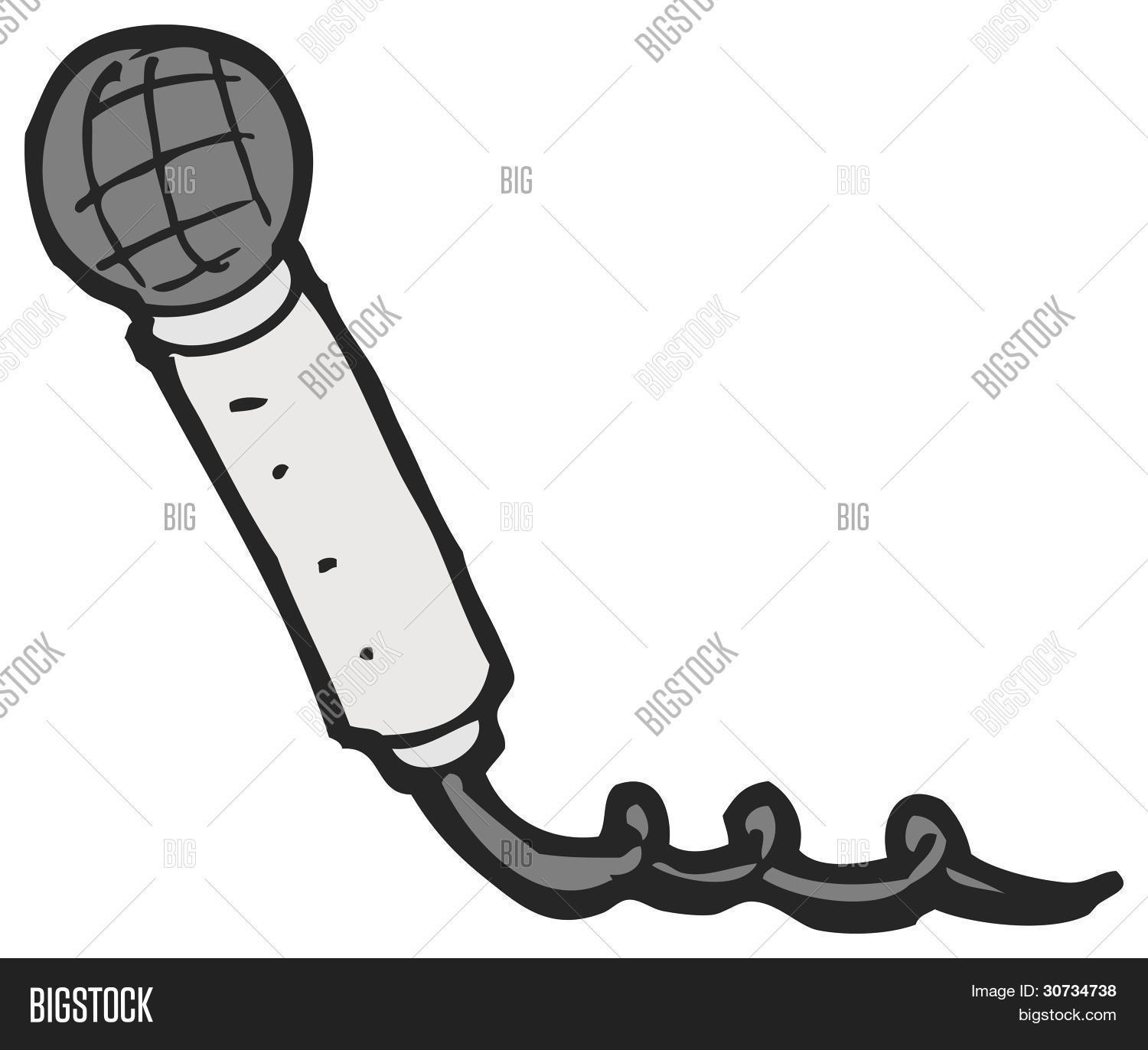 Cartoon Microphone Image & Photo (Free Trial) | Bigstock