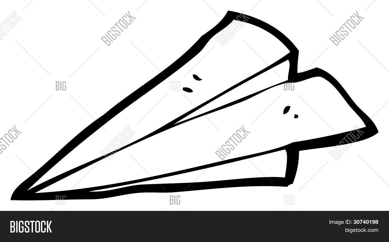 Cartoon Paper Airplane Image & Photo (Free Trial) | Bigstock