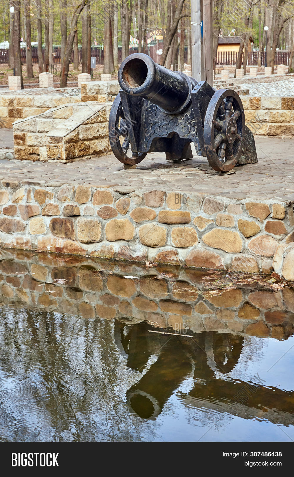 Antique Cannon Stands Image & Photo (Free Trial) | Bigstock