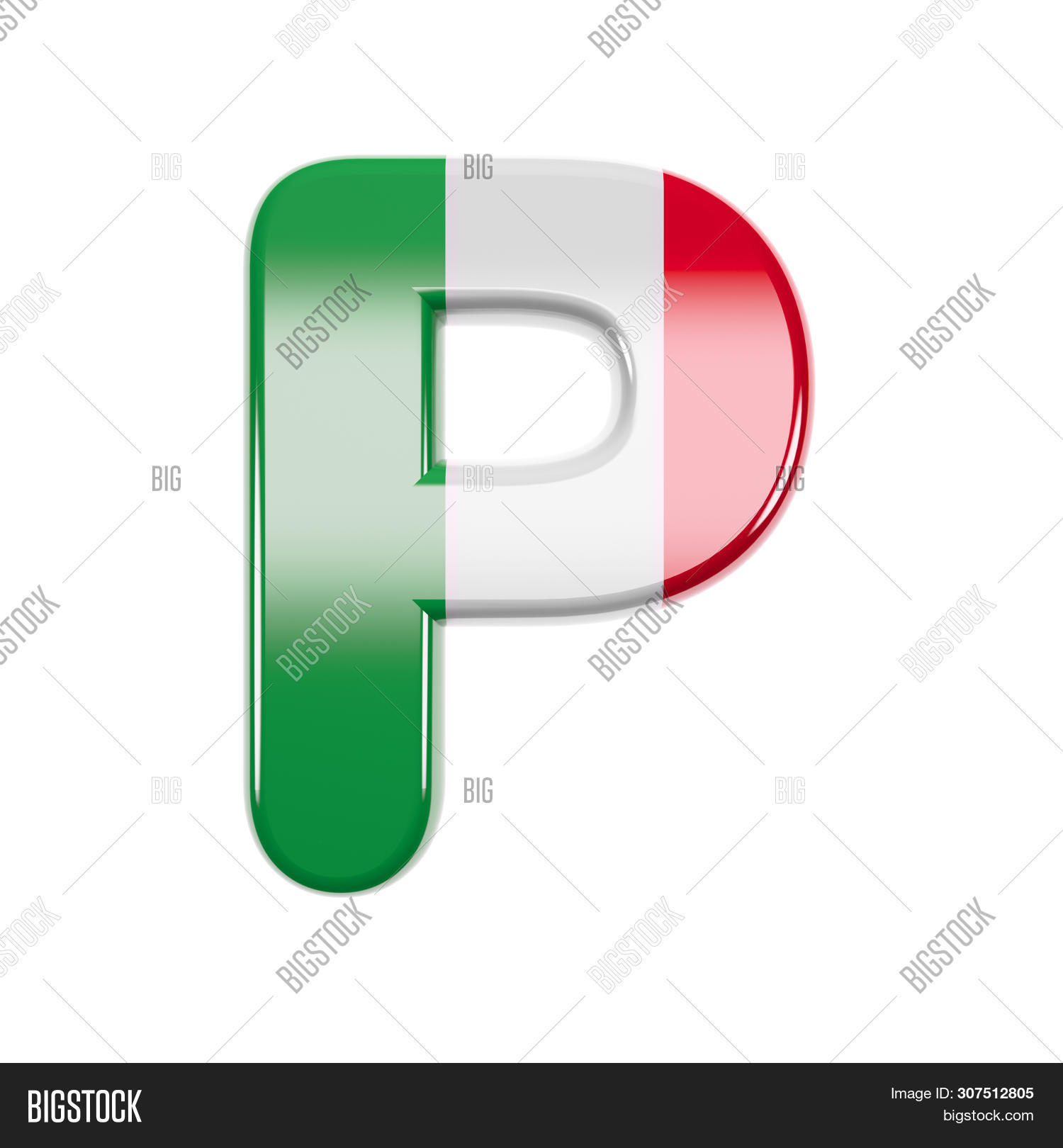 Italian Letter P - Image & Photo (Free Trial) | Bigstock
