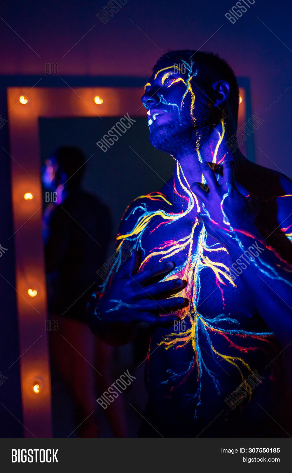 Uv Patterns Body Art Image & Photo (Free Trial) | Bigstock