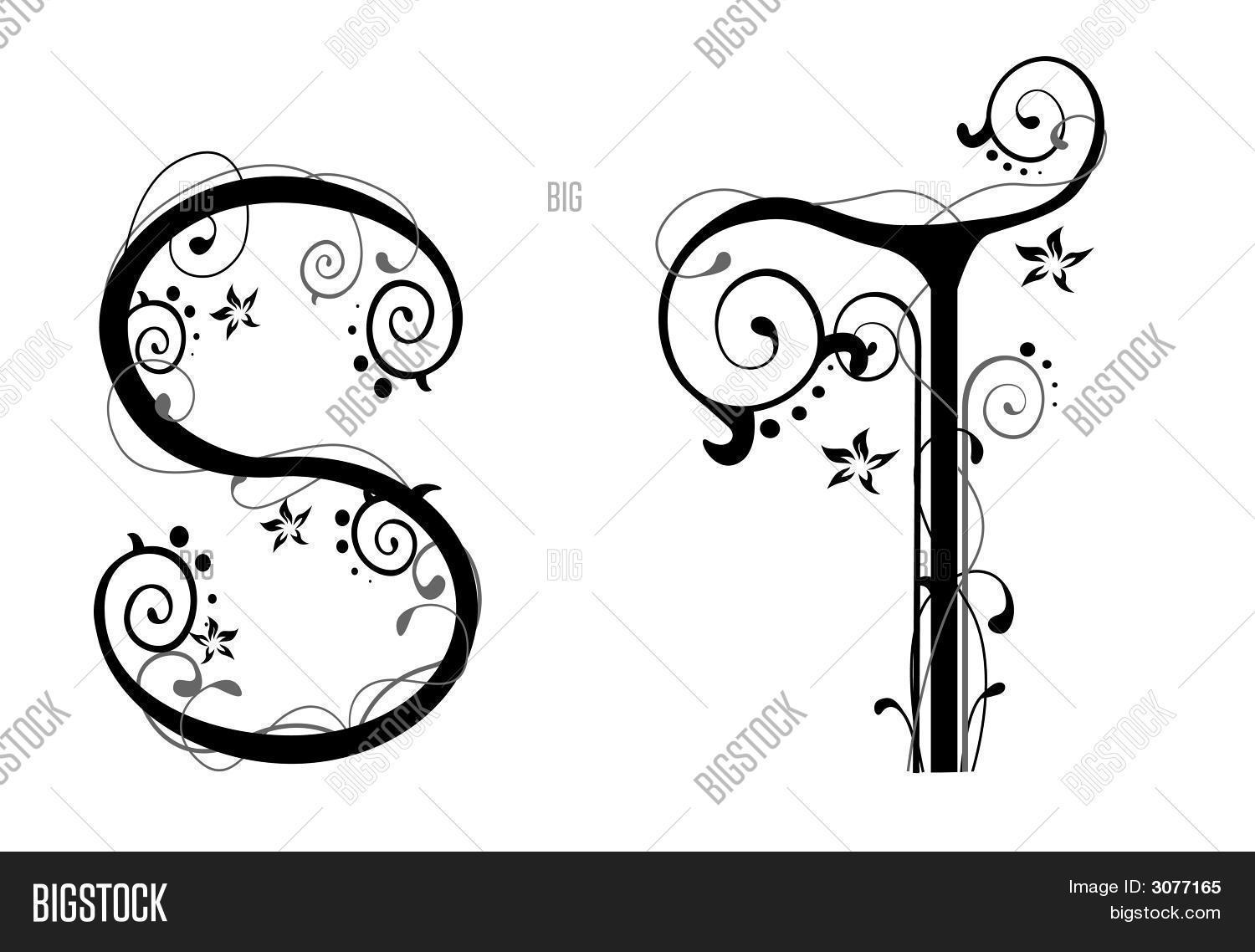 Vines Alphabet Image & Photo (Free Trial) | Bigstock