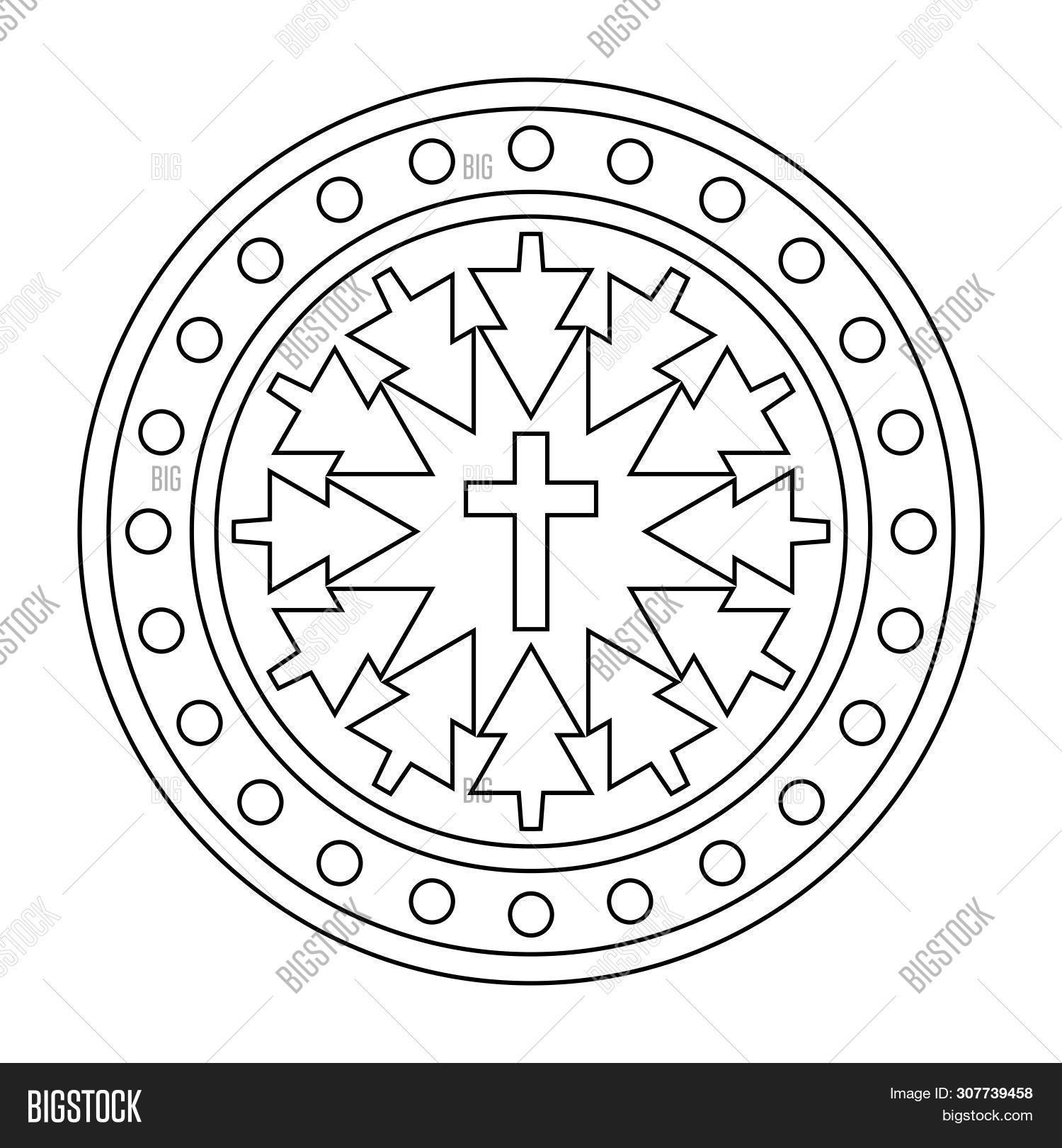 Christian Mandala Vector & Photo (Free Trial) | Bigstock